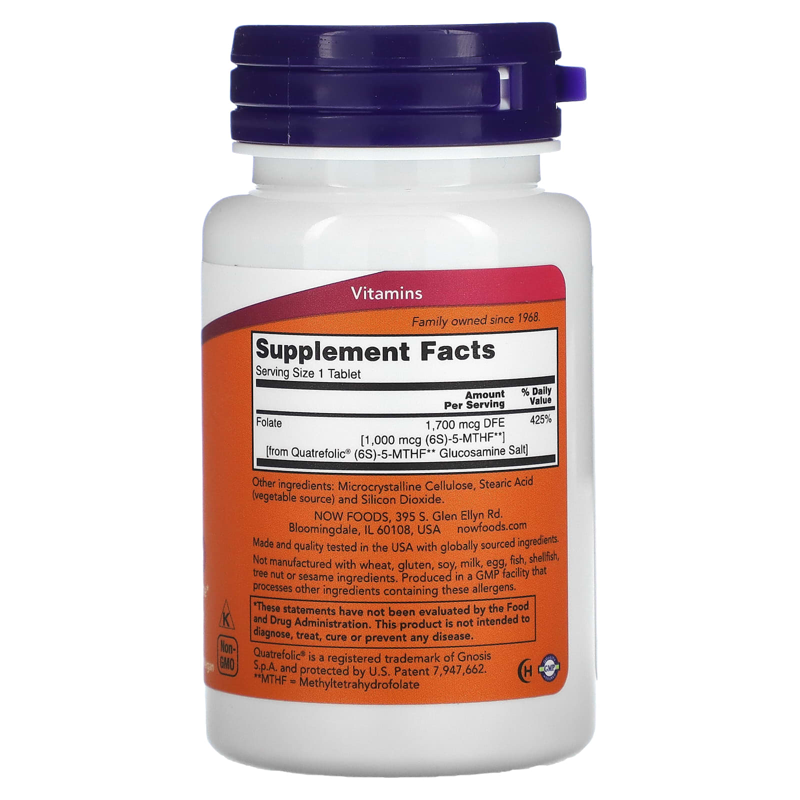 NOW Foods, Methyl Folate, 1,000 mcg, 90 Tablets – Mega Vitamins