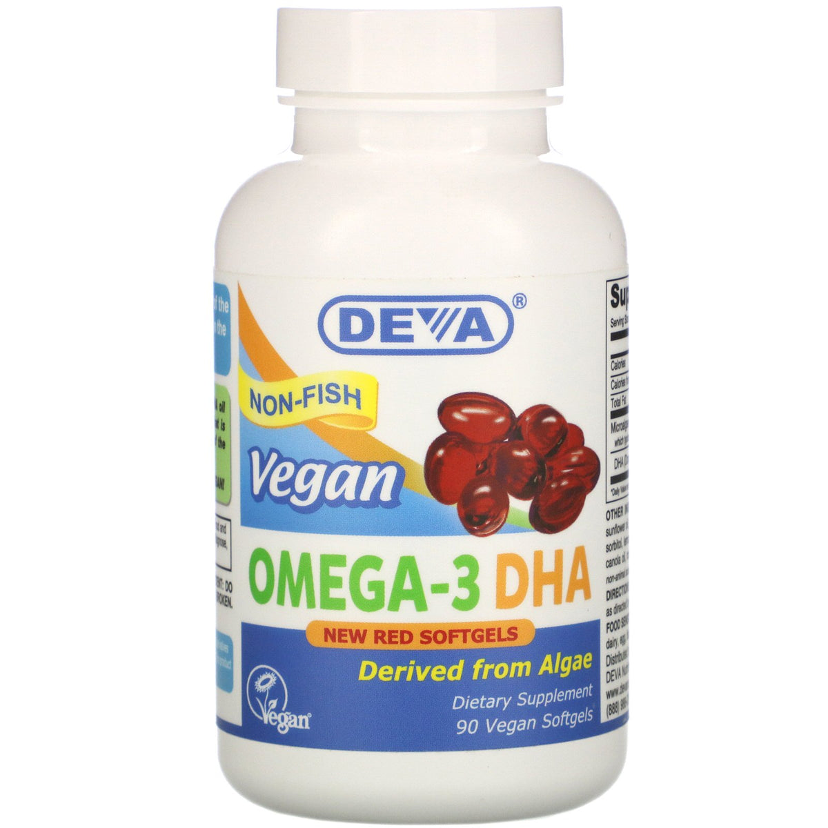 Buy Deva Vegan Omega-3 DHA 90 Vegan Softgels Online - Megavitamins ...