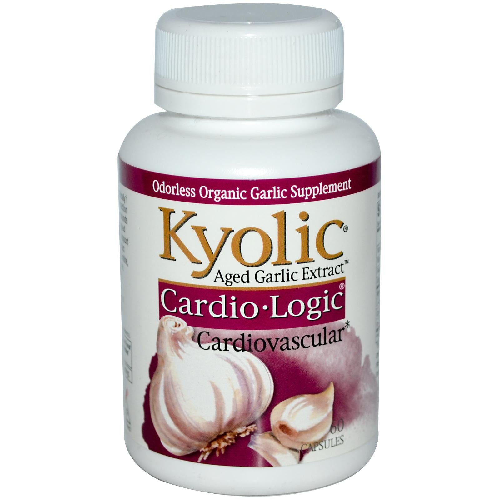 Kyolic Aged Garlic Extract Cardio Logic 60 Capsules - Supplement Australia – Mega Vitamins