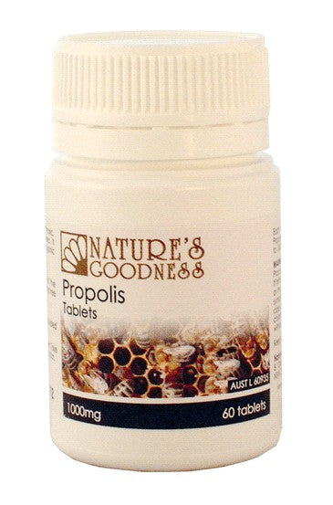 Nature's Goodness, Propolis, 1000 mg, 60 Capsules – Mega Vitamins
