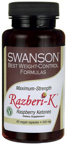 Swanson Best Weight-Control Formulas Maximum Strength Razberi-K 500mg – Mega Vitamins