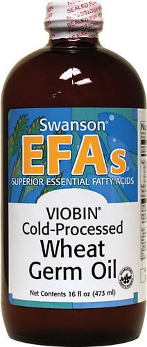 Swanson EFAs VIOBIN Cold Processed Wheat Germ Oil - Supplement ...