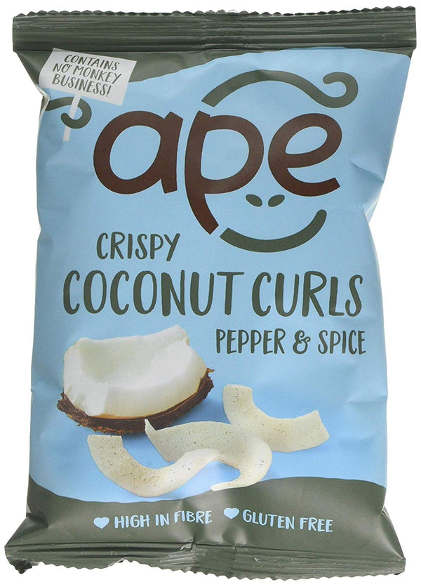 Buy Ape Snacks Coconut Curls Pepper & Spice 20g Online - Megavitamins ...
