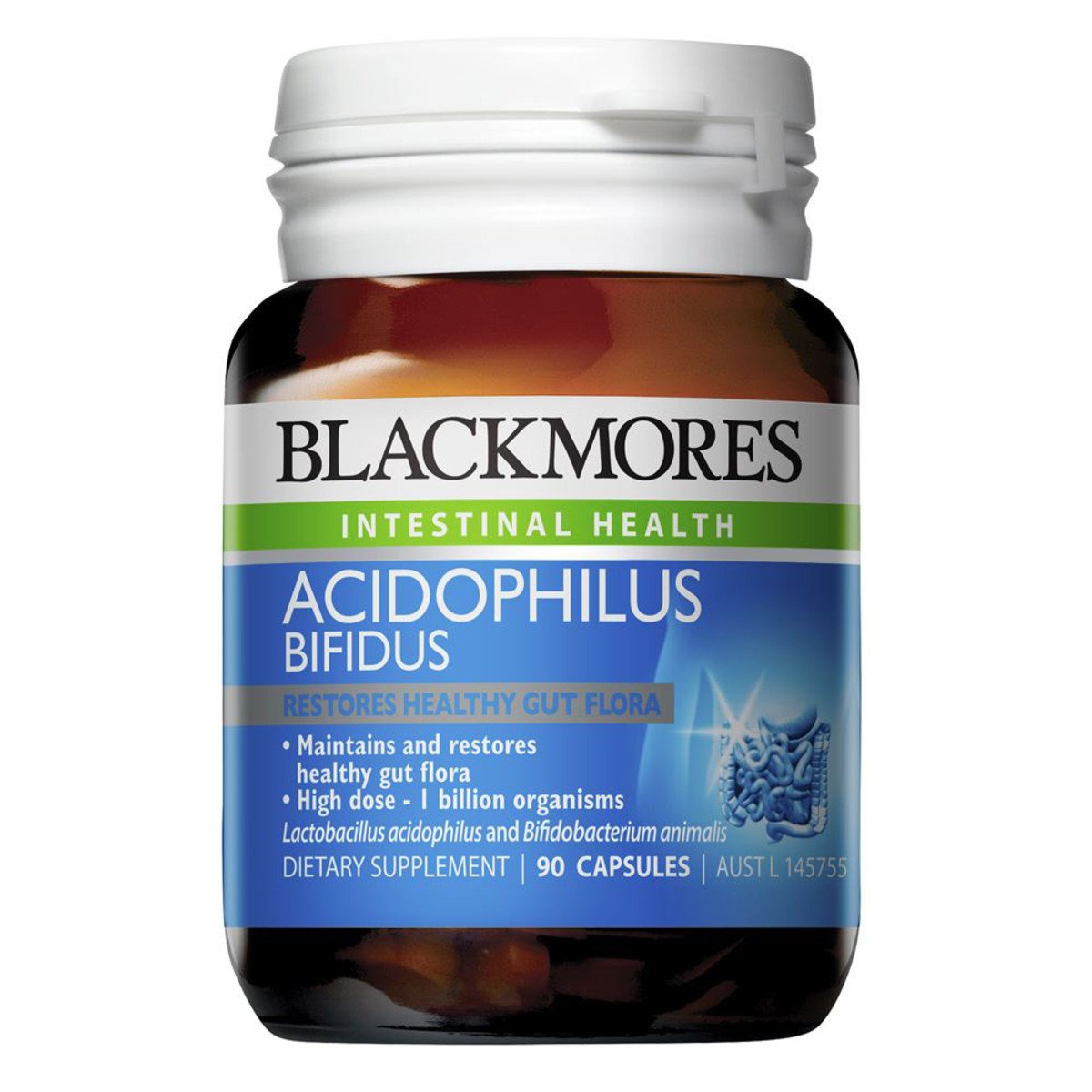 Buy Blackmores Acidophilus Bifidus 90 Capsules Online - Megavitamins ...