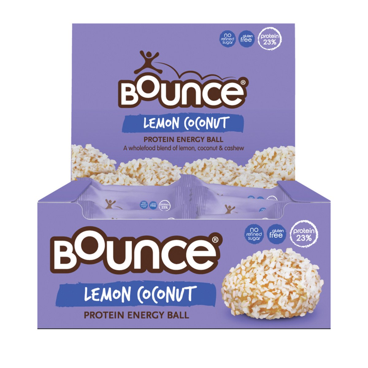 Buy Bounce Energy Balls Coconut Lemon 40g x12 Display Online ...