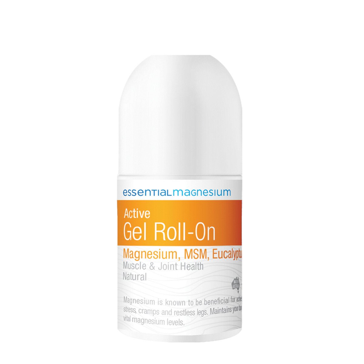 Buy Essential Magnesium Magnesium Gel Roll On Active 75ml (Orange Label ...
