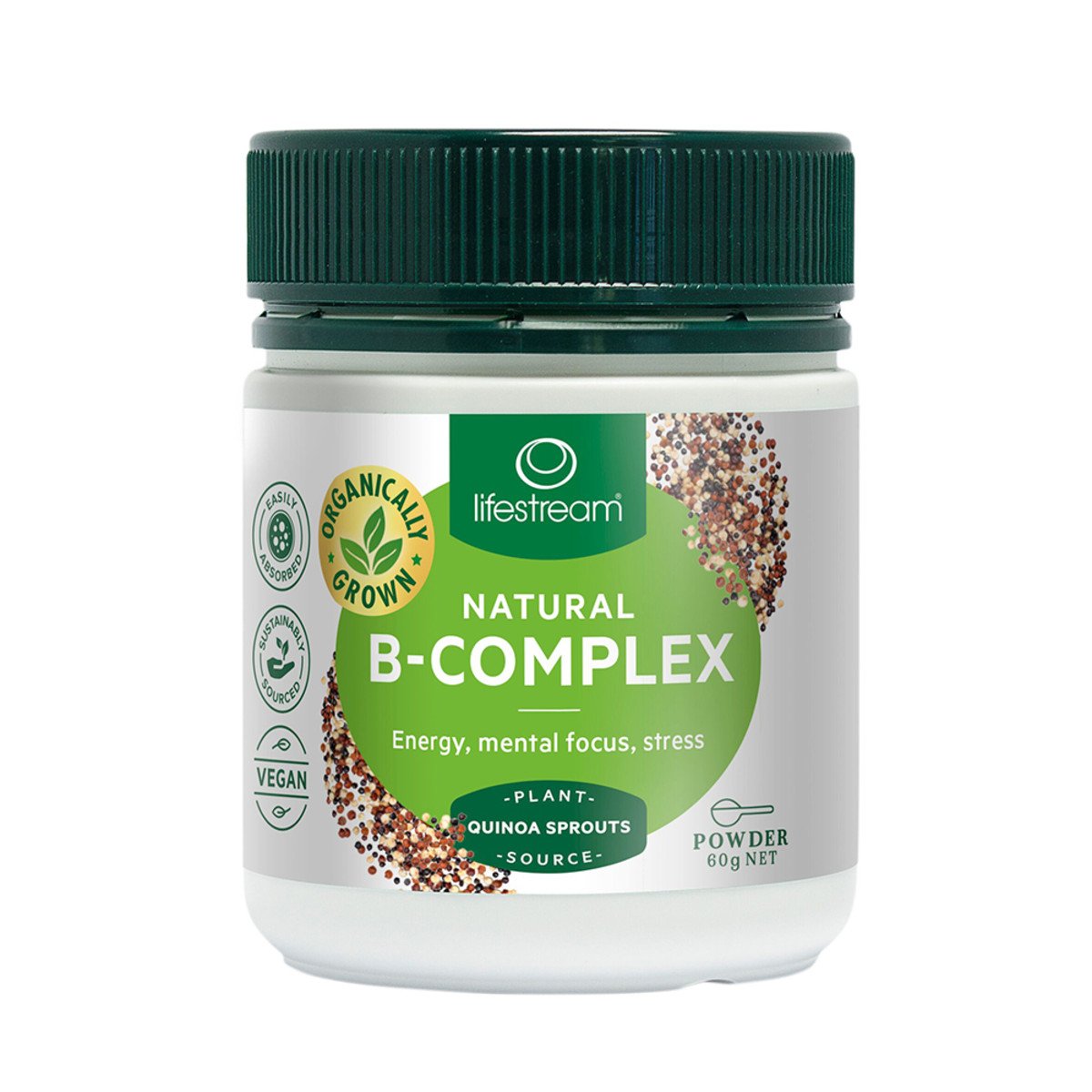 Buy LifeStream Natural B Complex (Quinoa Sprouts) 60g Online ...