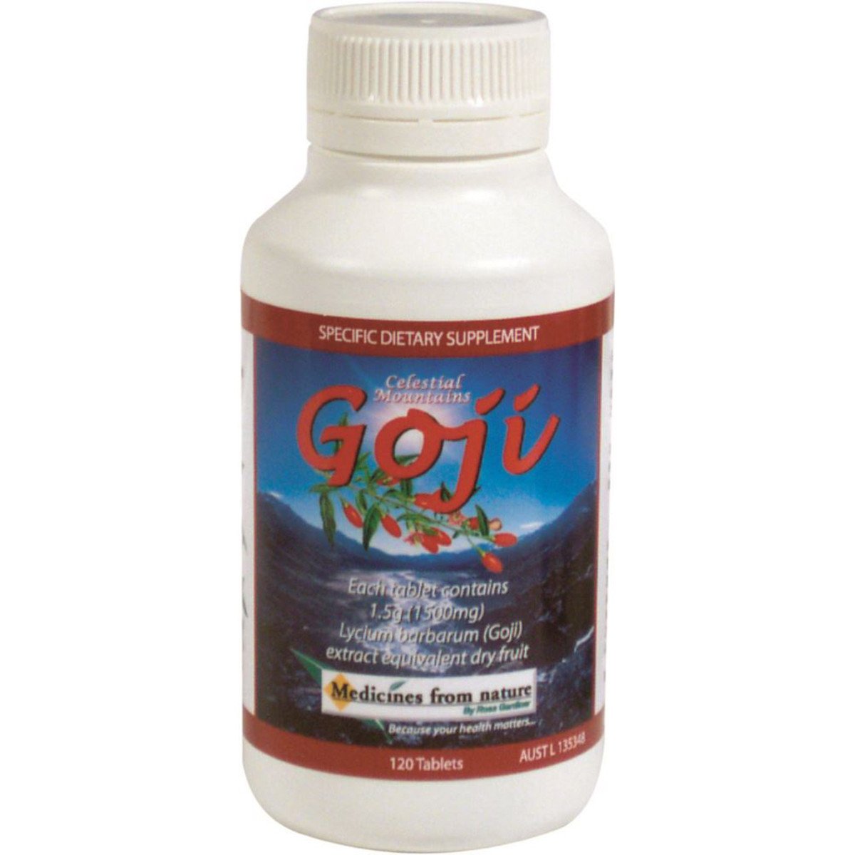 Buy Medicines From Nature Goji 1500Mg 120 Tablets Online - Megavitamins ...