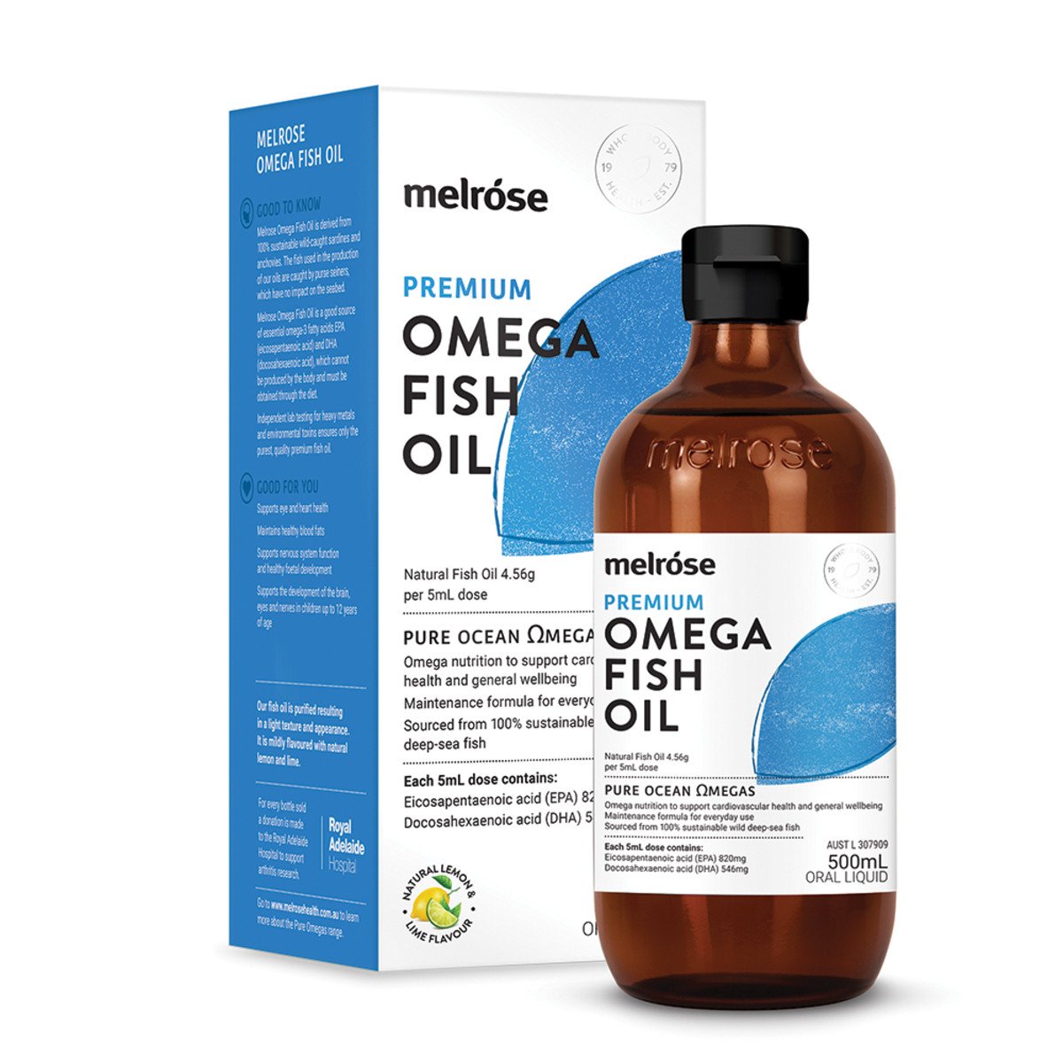 Buy Melrose Omega Fish Oil 500ml Online - Megavitamins Online ...