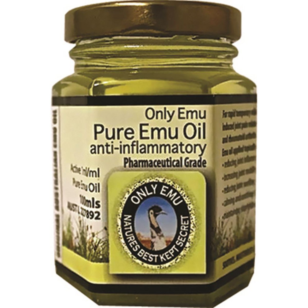 Buy Only Emu Pure Emu Oil 100ml Online - Megavitamins Online ...