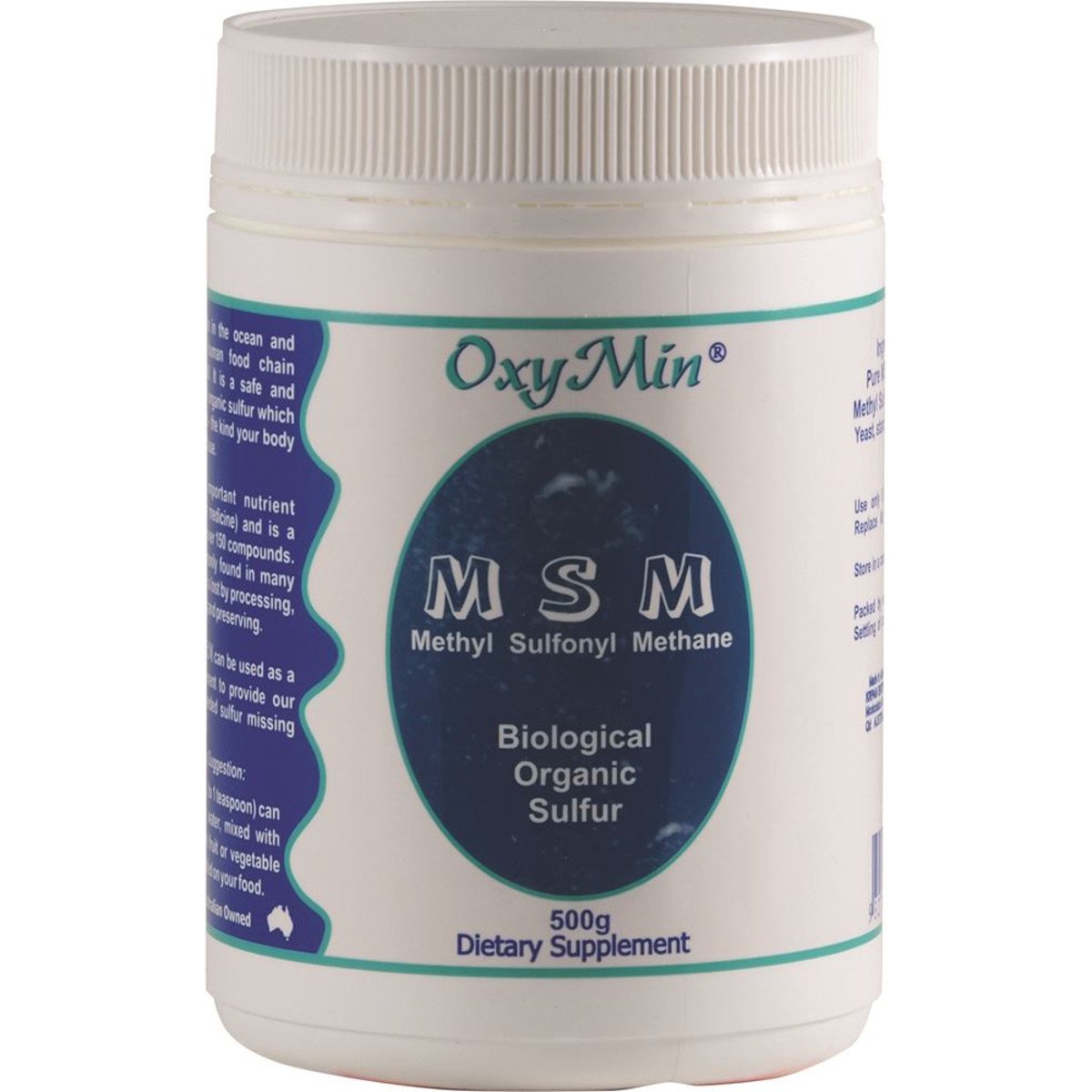 Buy Oxymin Msm 500g Online - Megavitamins Online Supplements Store ...