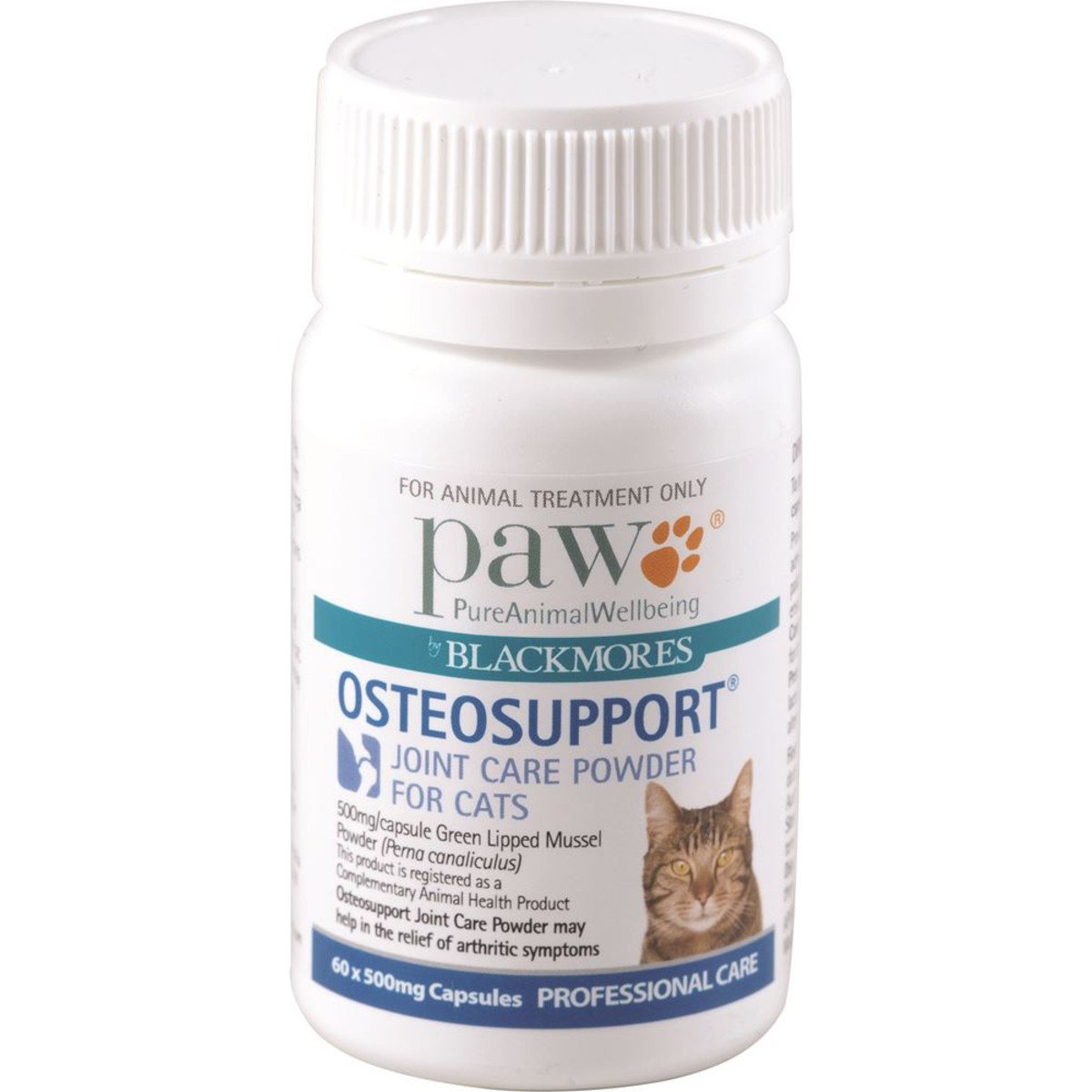 Buy Paw Osteosupport Joint Care Cats 60 Capsules Online - Megavitamins ...