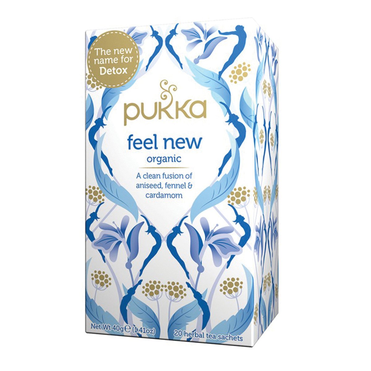 Buy Pukka feel New x 20 Tea Bags Online - Megavitamins Online ...