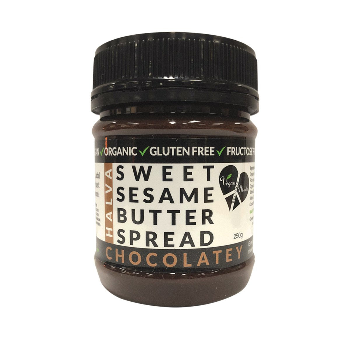 Buy Vegan Made Delights Sweet Sesame Butter Spread Chocolate 250g ...