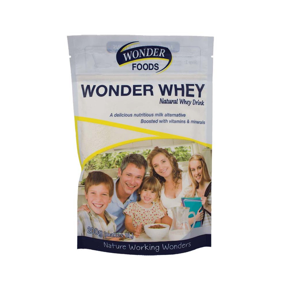 Buy Wonder Foods Wonder Whey (Natural Whey Drink) 200g Powder Online ...